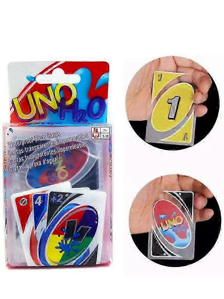 Treingi 2024 Board Games UNO H2O Card Game WaterProof Pressure Proof ...