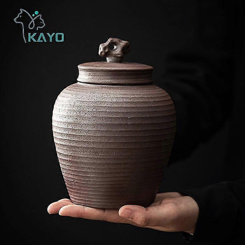 Cremation Urn Sealed Funeral Ashes Urns Ceramics Matte Surface ...