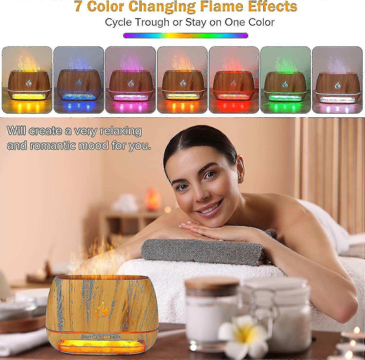 2024 3 in 1 Himalayan Salt Rock Aroma Diffuser, Ultrasonic Essential ...