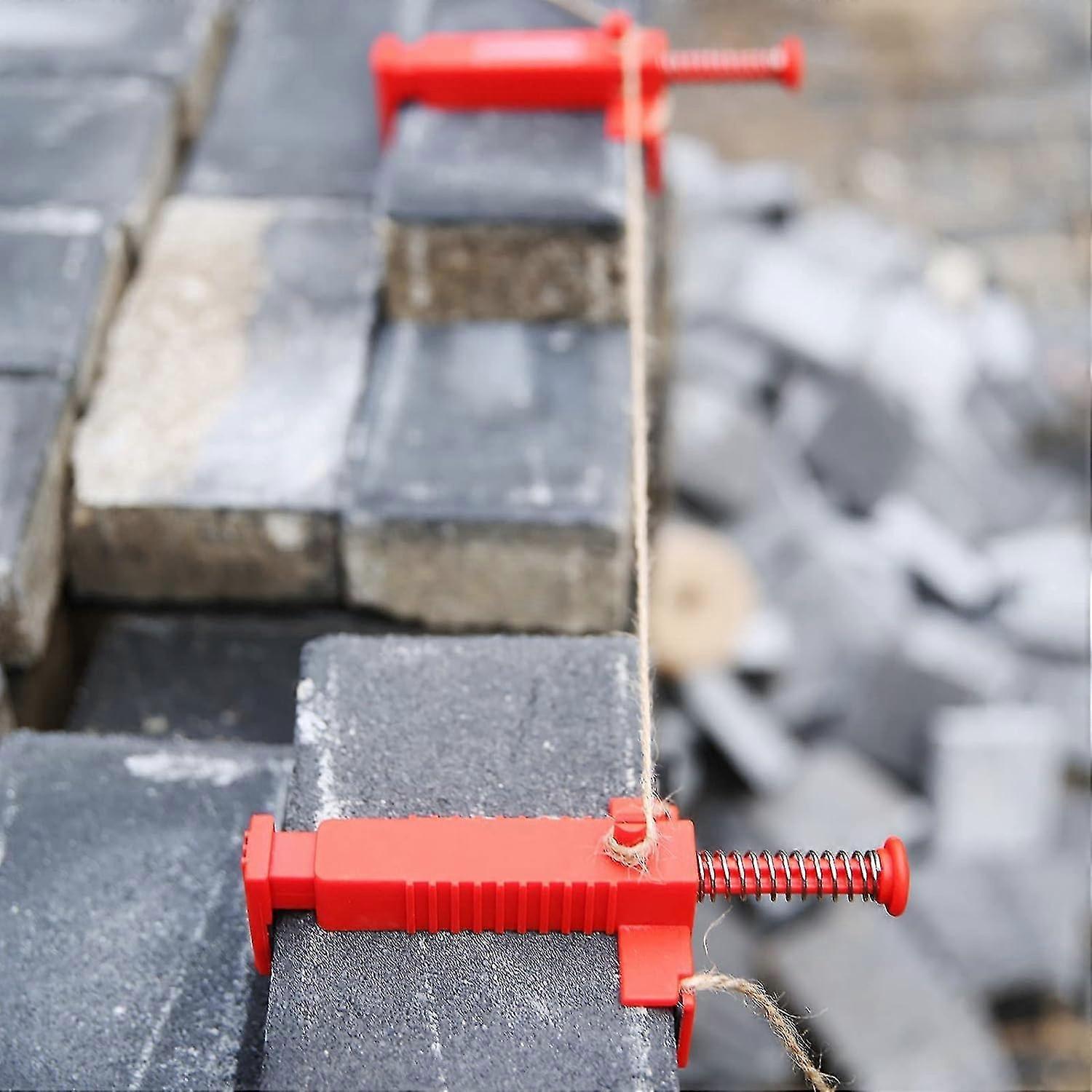 2024 New 2 Pcs Brick Line Clips, Wire Drawer Bricklaying Tools, Brick ...