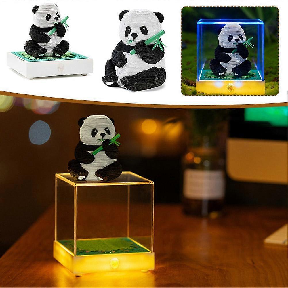 3D Memo Pad Calendar, Panda 3D Art Sticky Notes Tear Away with Pen ...