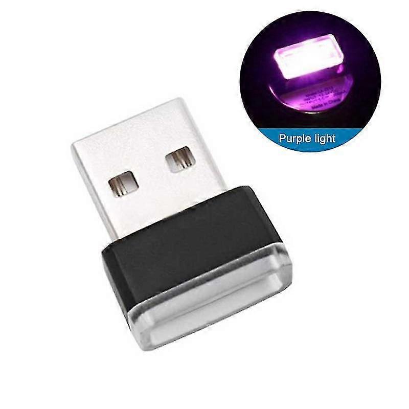 Mini USB LED Car Light Auto Atmosphere Neon Light Plug And Play ...