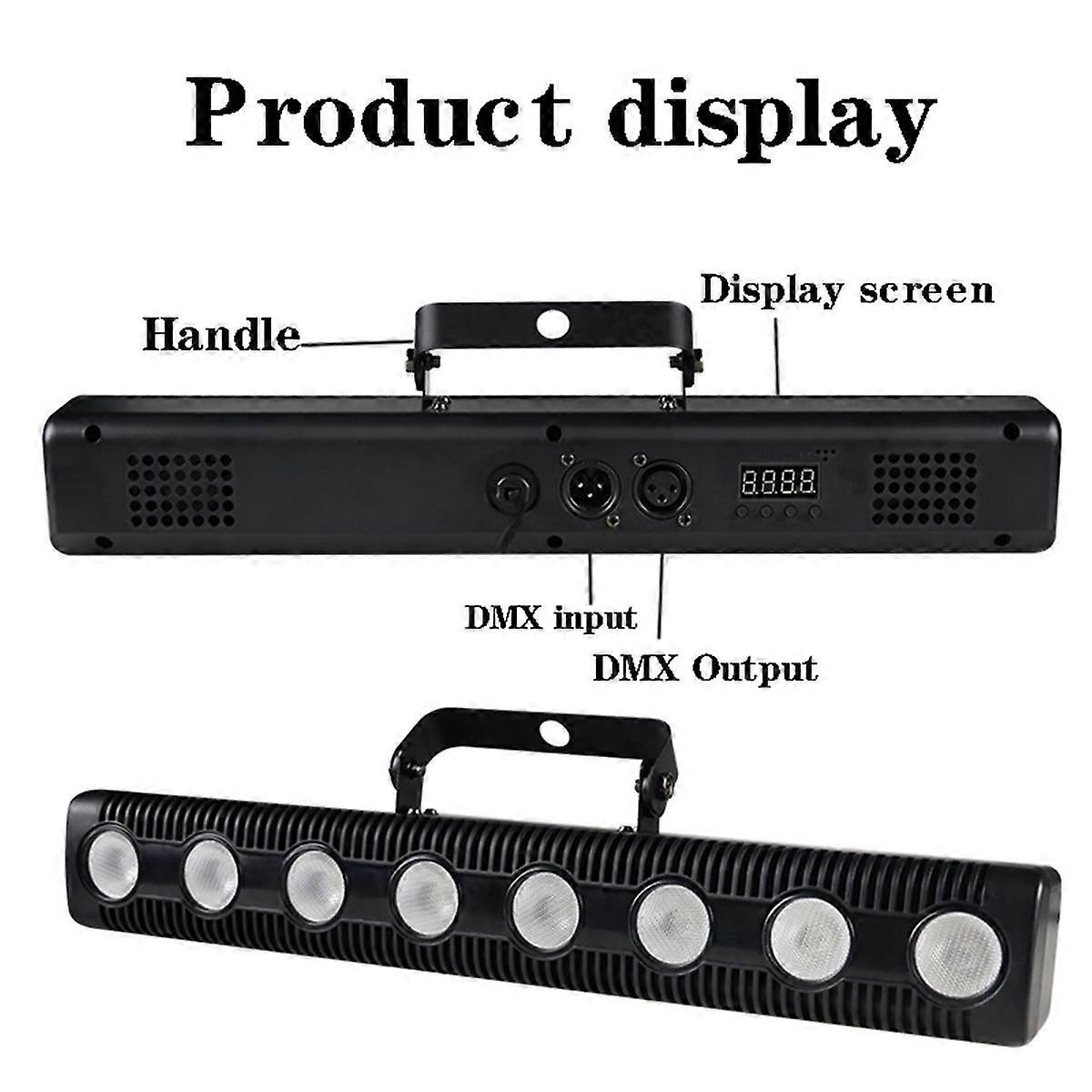 8 LED RGBW 4IN1 DMX Wall Wash Lamp DJ Disco Party Par Stage Light ...