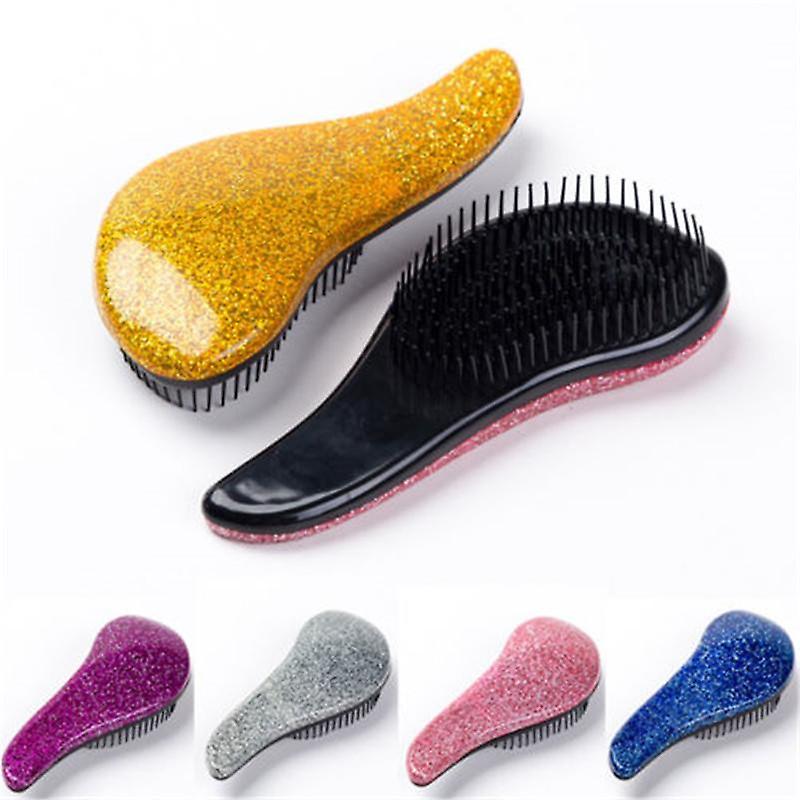 Hot professional tangle styling knot comb detangler hairbrush magic ...