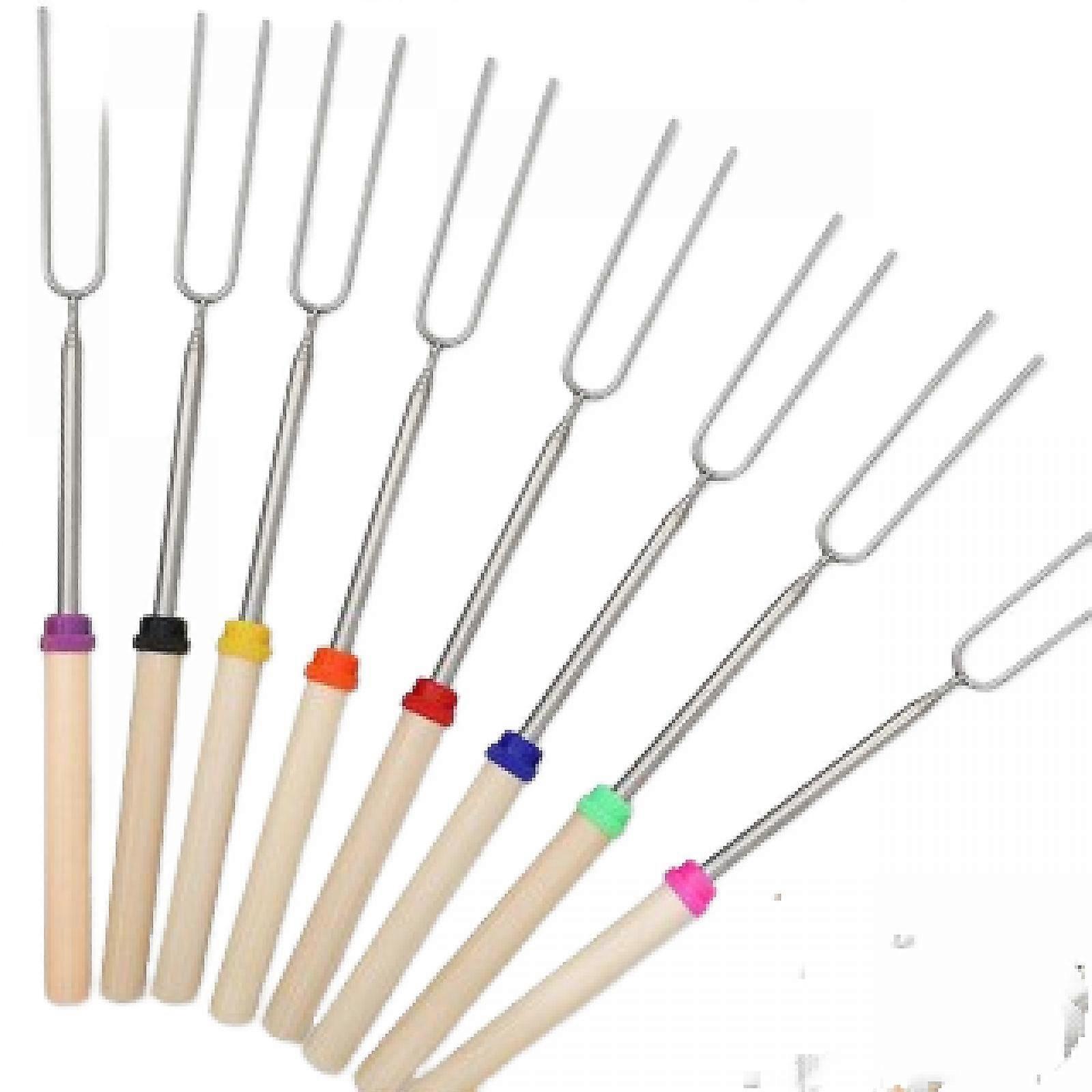 Extendable Stainless Steel Roasting Sticks Sticks for Fire Pit Long , e ...