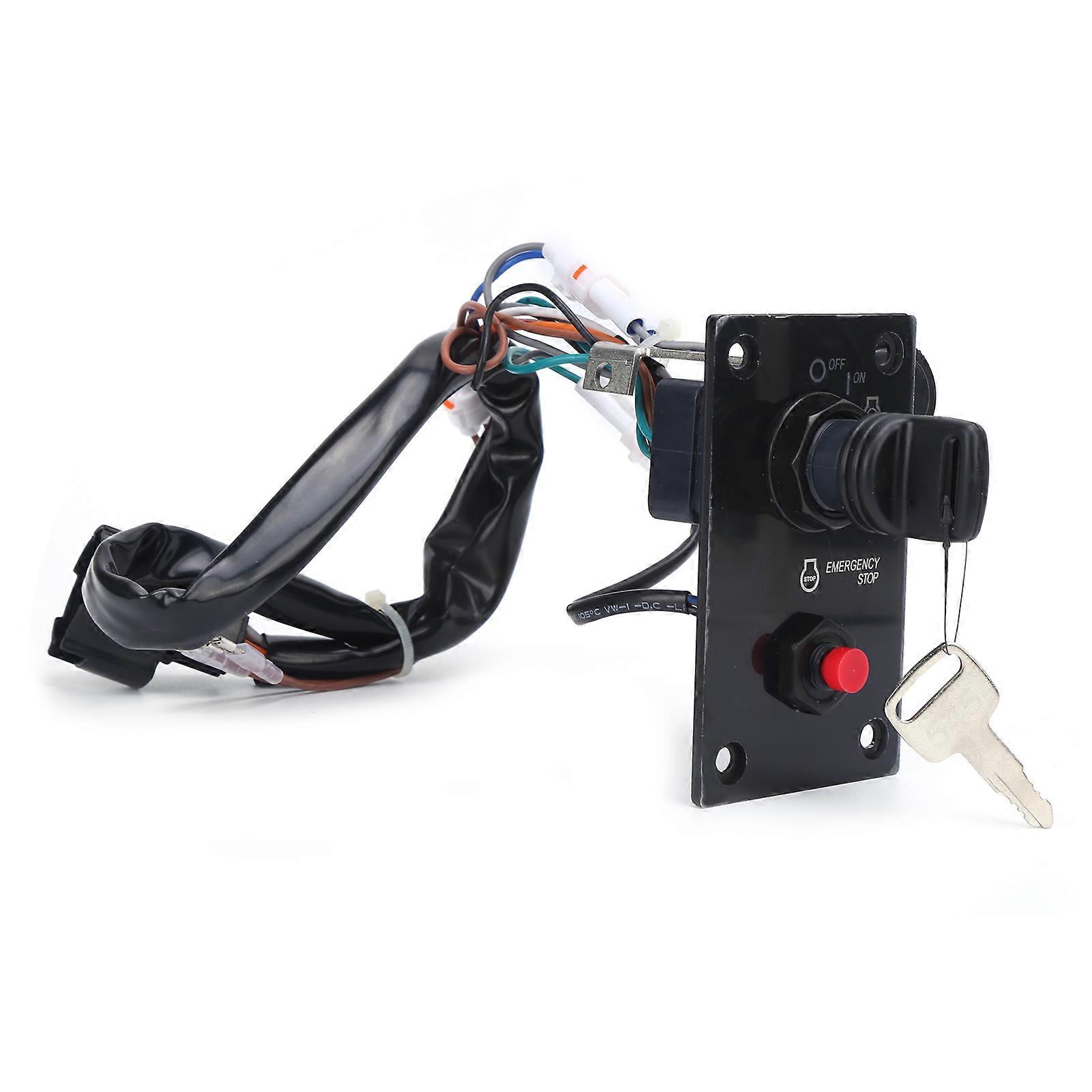 Single Ignition Switch Panel with Key 37100?96J24 Replacement for Suzuki Outboard Engines ...