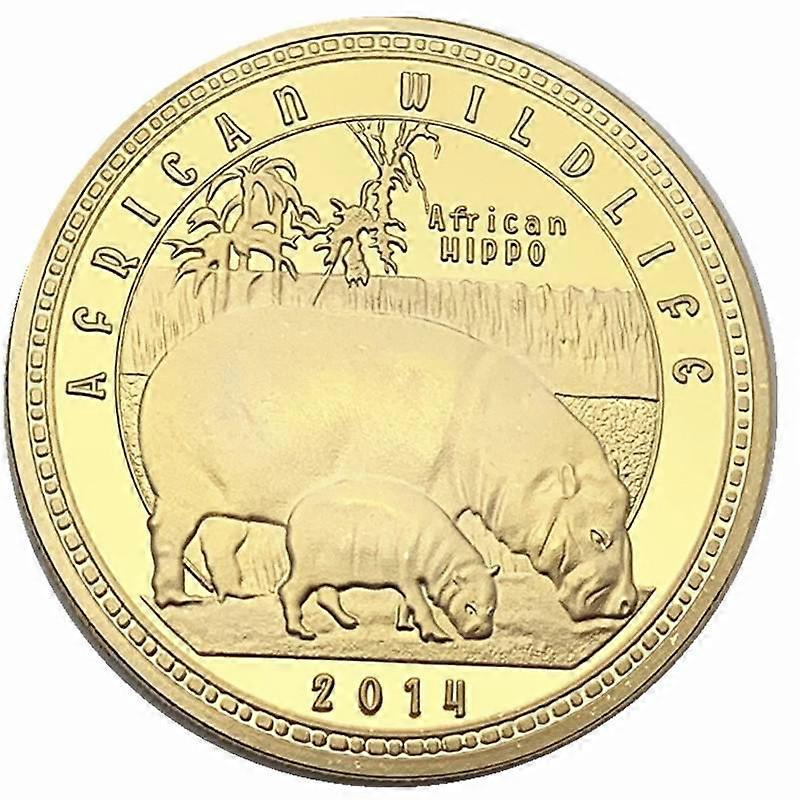 2014 Zambia Animal Gold Coin Commemorative Coin Collection Wild Custom ...