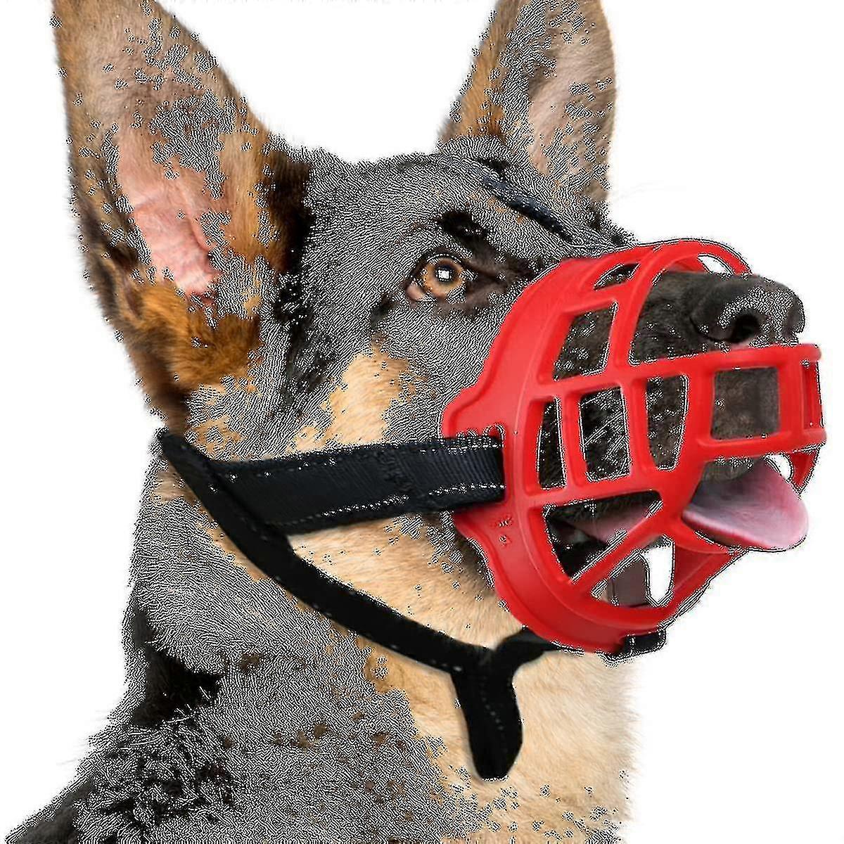 Dog Muzzle, Silicone Basket Muzzle For Small Medium Large Dogs, Soft ...
