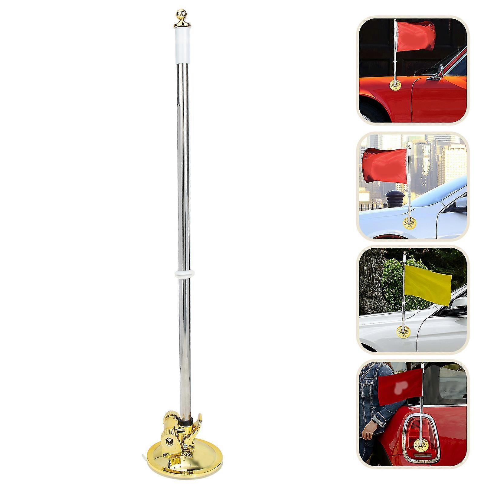 Suction Cup Flagpole Base Vehicle Flagpole Holder Suction Flagpole Base ...