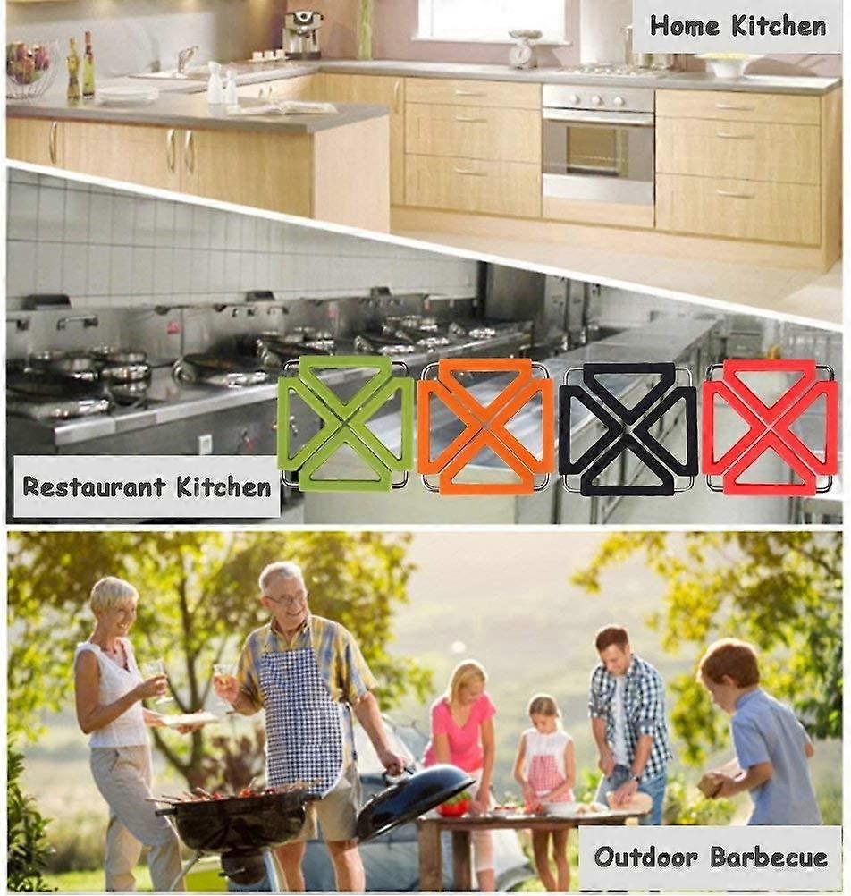 Trivets, Expandable Heat Resistant Silicone Placemat Kitchen ...