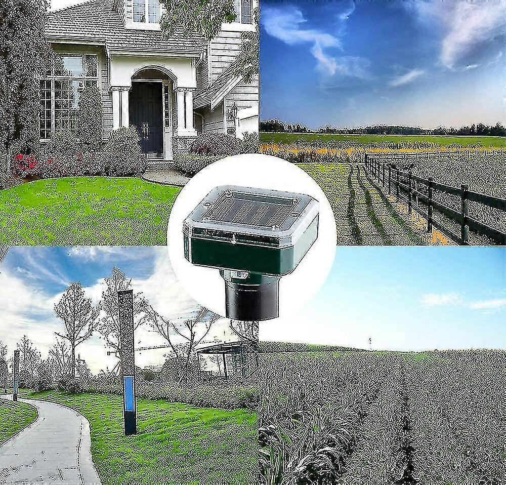 4pcs Solar Snake Repellent For Outdoors,snake Repeller Ultrasonic Solar ...