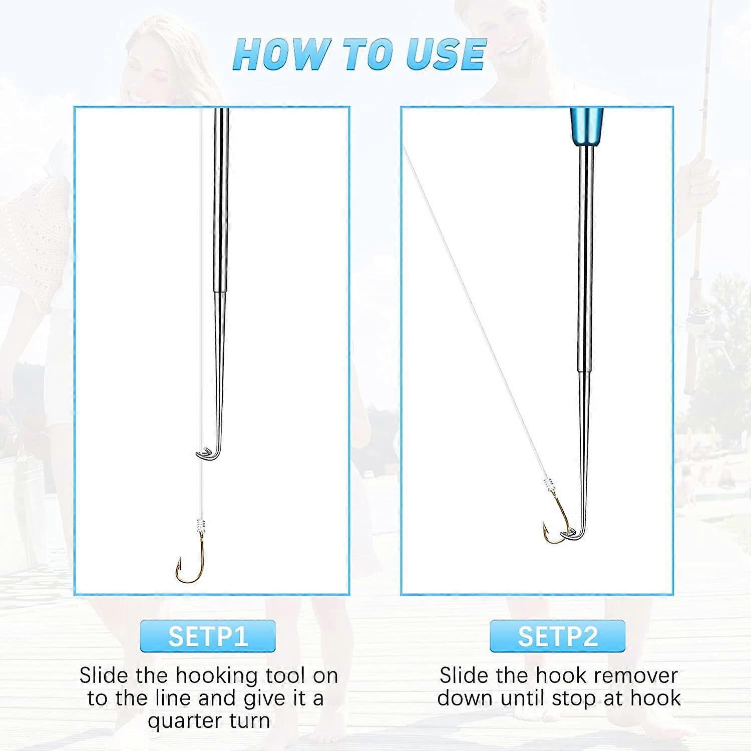 4 Pieces Fishing Hook Quick Release Quick Hook Remover Fish Hook ...