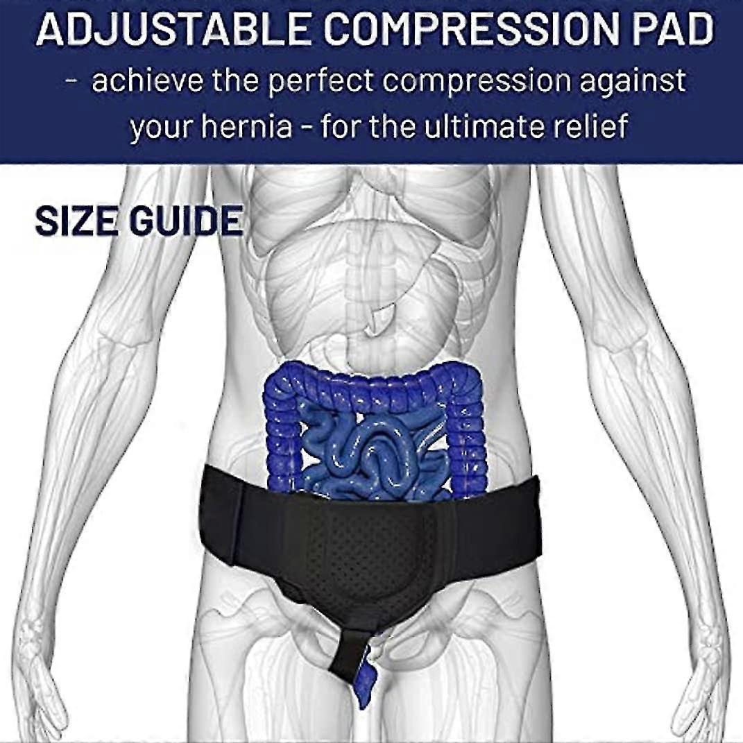2pcs Hernia Truss, Post Surgery Men's Inguinal Hernia Support Truss For ...