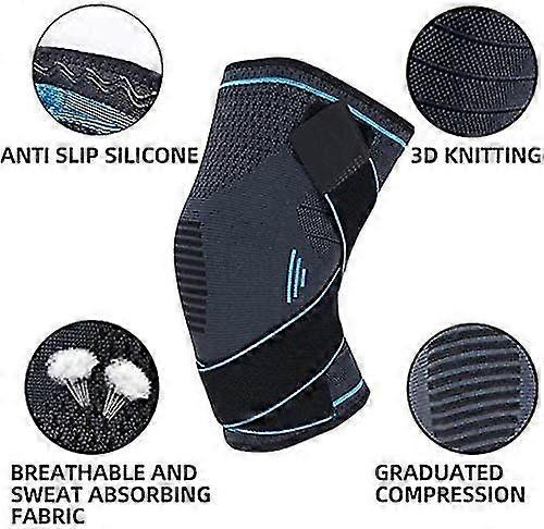 Knee Brace, Arthritis And Meniscus Tear Knee Brace Adjustable Knee ...