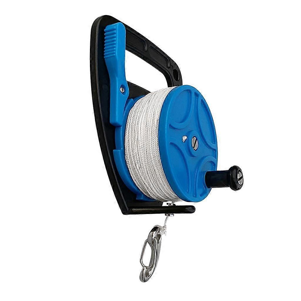 Underwater Scuba Diving Dive Wreck Cave Reel with Handle 83m Line Snap ...