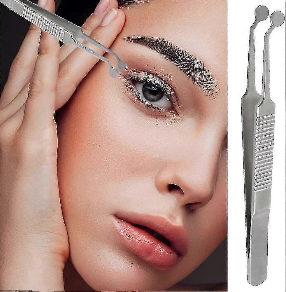 Meibomian Gland Expressor, Professional Forceps Stainless Steel Eyelid ...