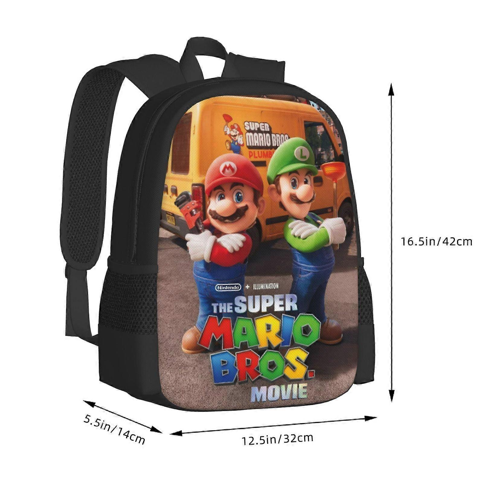 i1309 Mario Kid School Backpack Backpack Casual Daypack Travel ...