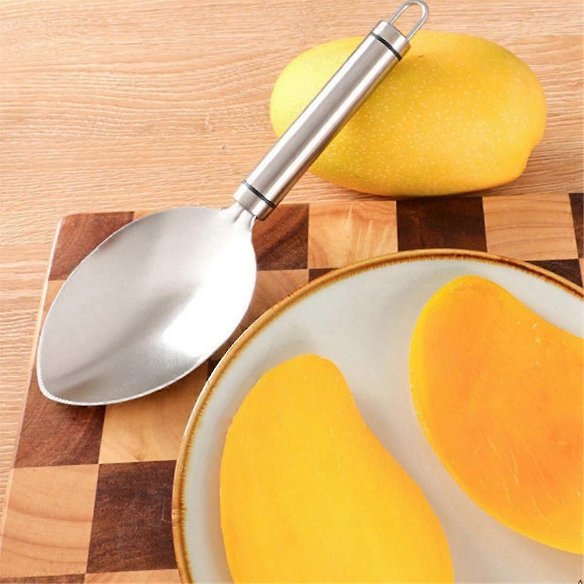 Mangoes Cutting Tool Lemon Avocado Spoon Fruit Peeler Stainless Steel ...