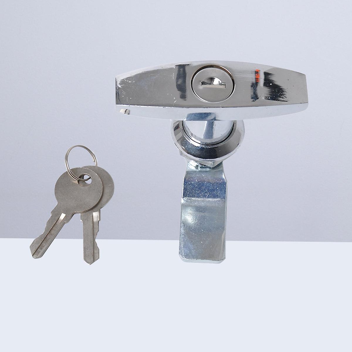 2Pcs anti-theft t-shape handle locks with keys t handle garage door ...