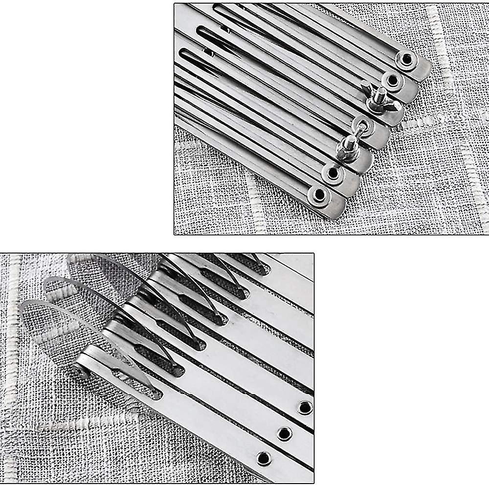 Dough Cutter Cake Divider, Stainless Steel 7 Wheels Adjustable Pastry ...