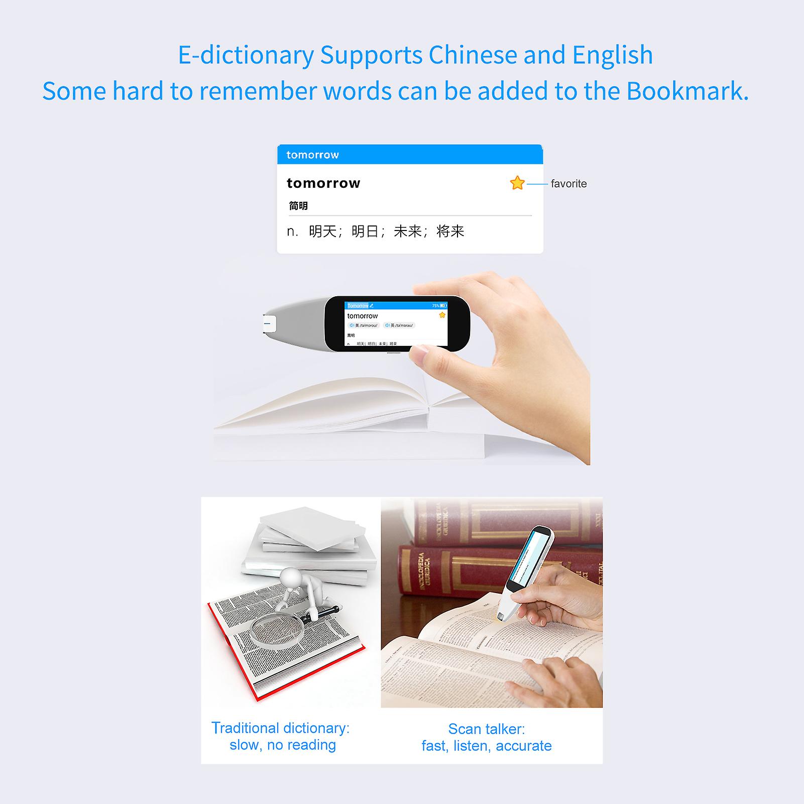 Translation Pen Scanner Text Scanning Reading Translator | Fruugo UK