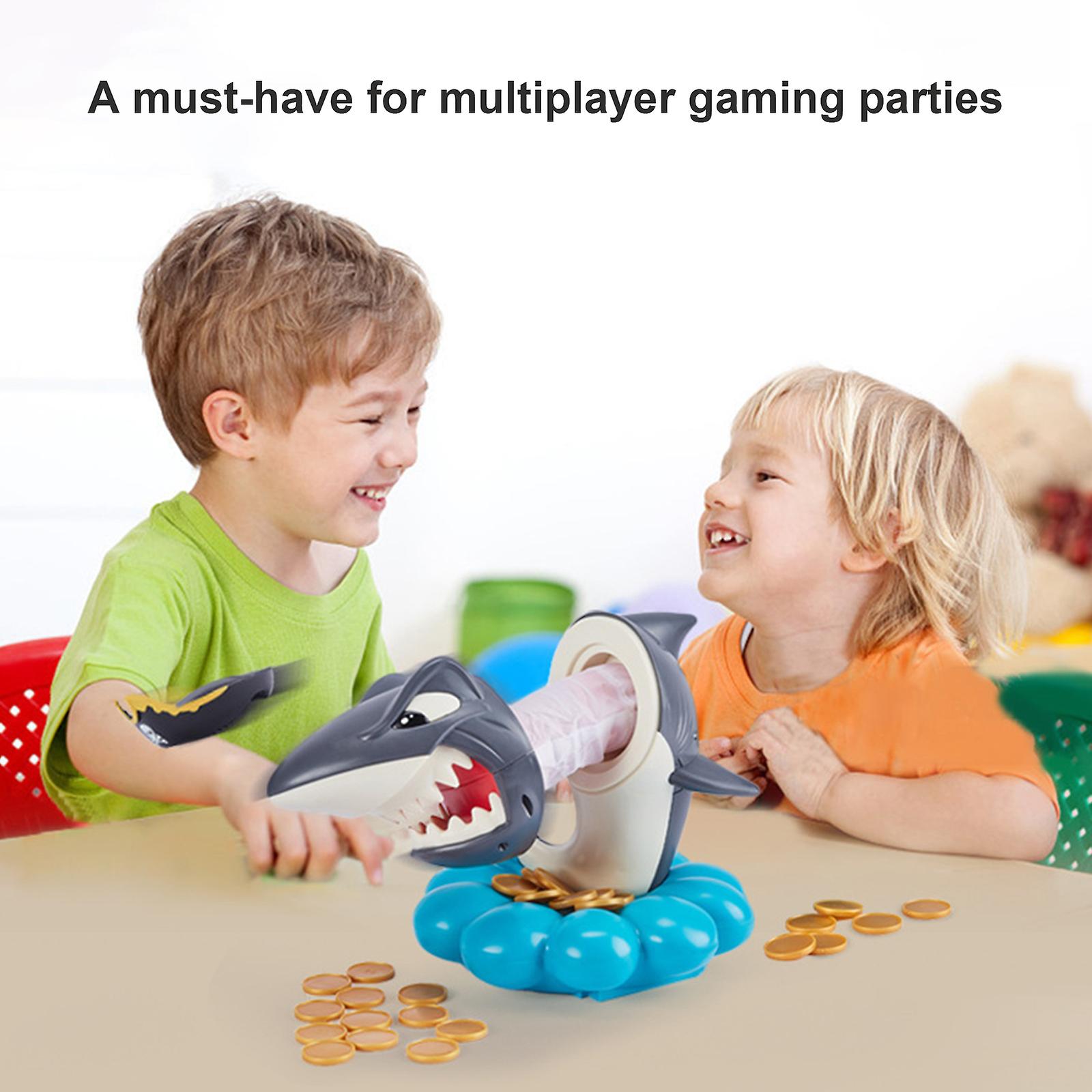 2024 NEW Electric Game Shark Toy, Pop up Pirate Shark Horror ...