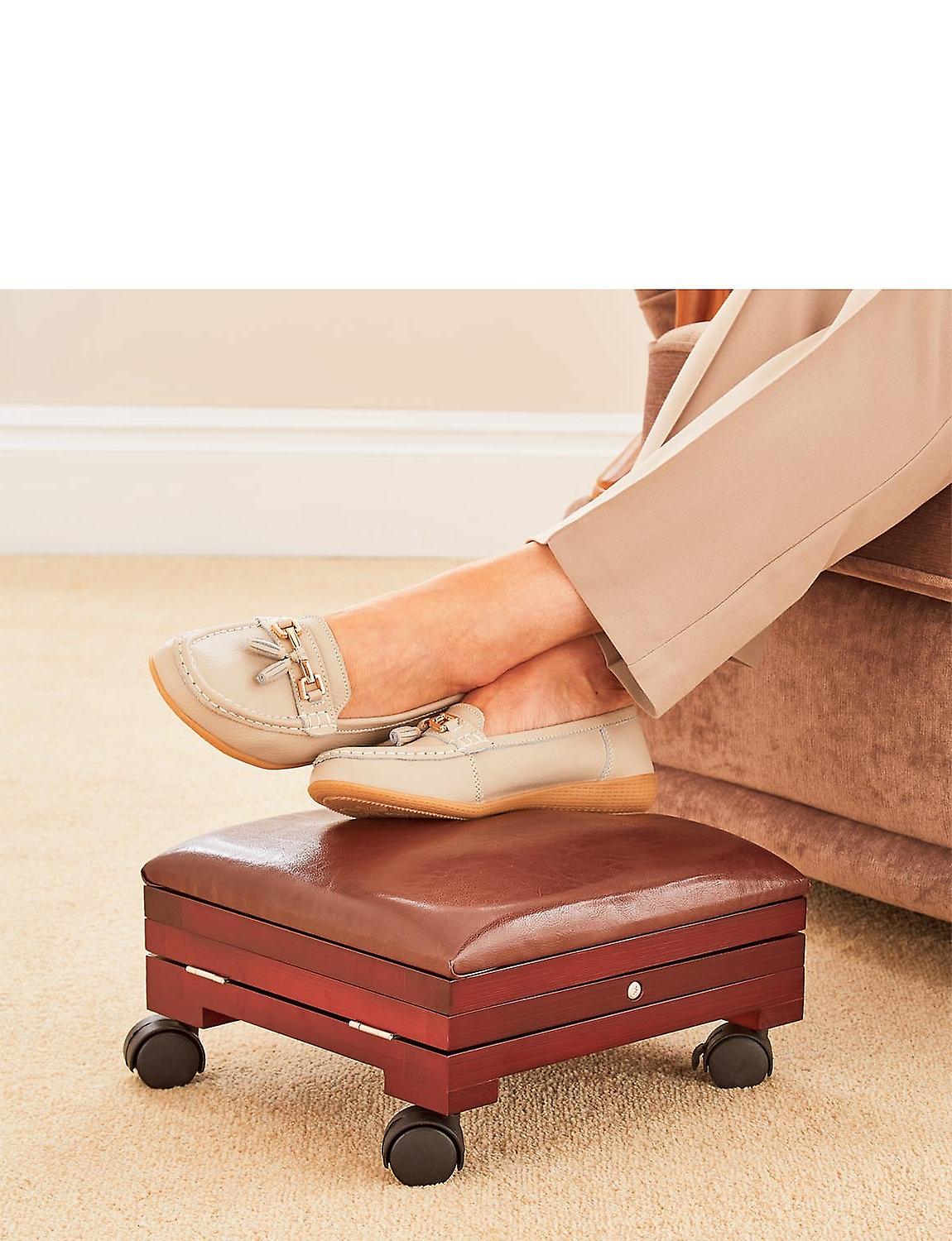 Chums | Quality | Adjustable Footstool | Cushion Padded | Foldable ...