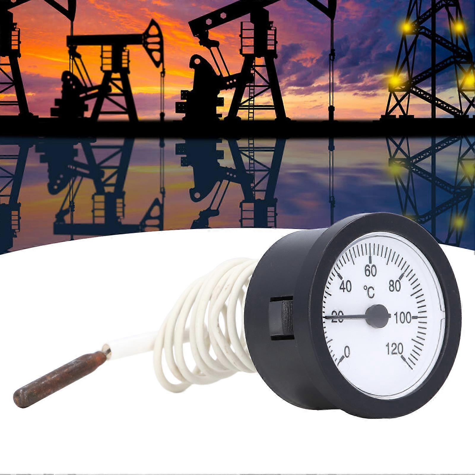 Copper Sensor Dial Thermometer 0120c Clear Temperature Scale 52mm/2.0in ...