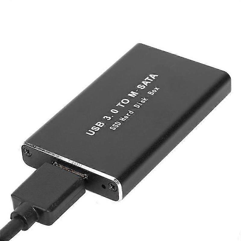 Msata To Usb 30 Ssd Enclosure External Hard Drive Disk Box Storage 2574