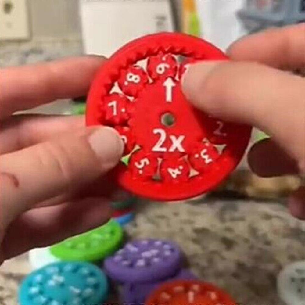 Math Fidget Spinners, Math Fact Fidget Spinners, Multicolored Math ...