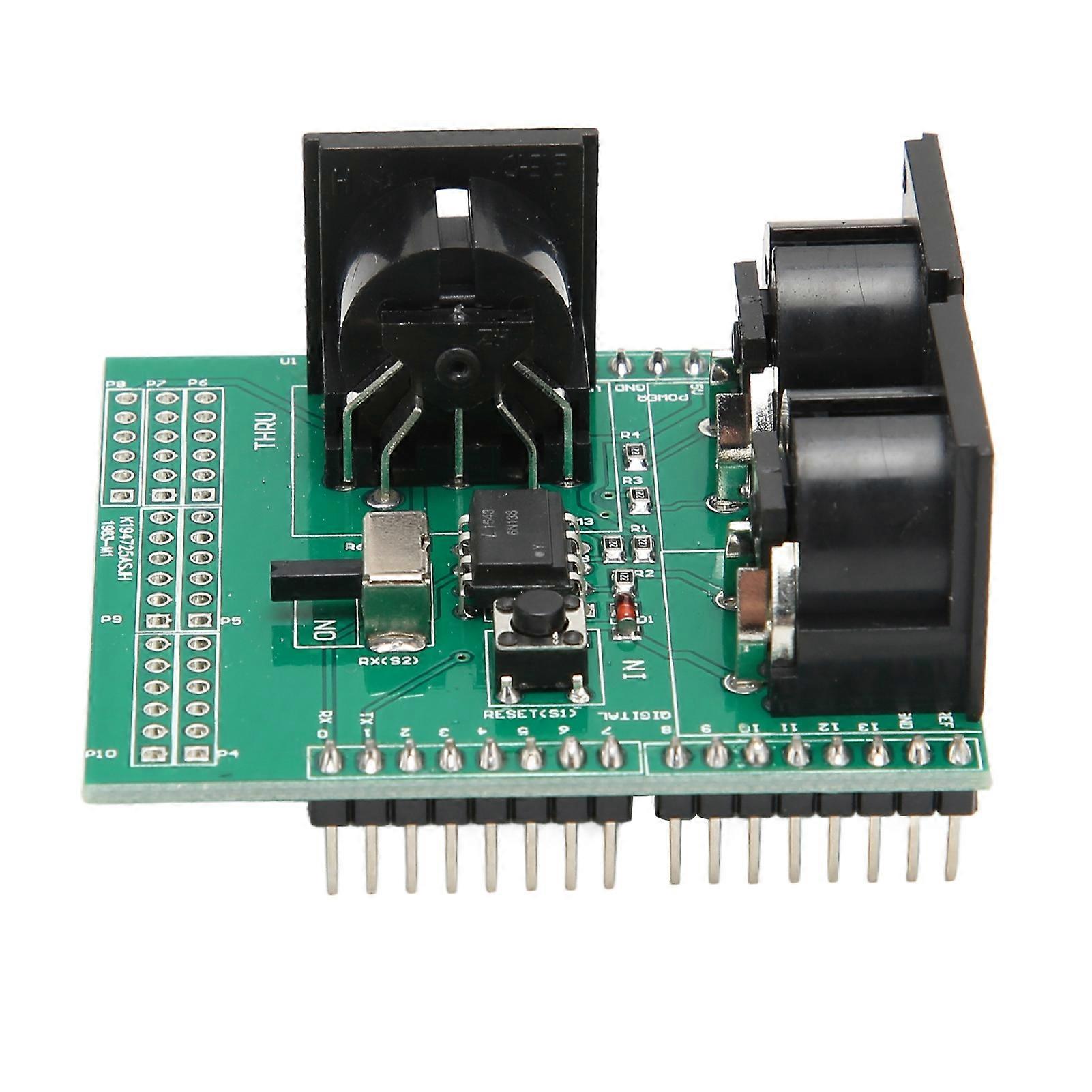 MIDI Adapter Board Serial to MIDI Module 24Pin RUN PGM Switch MIDI ...