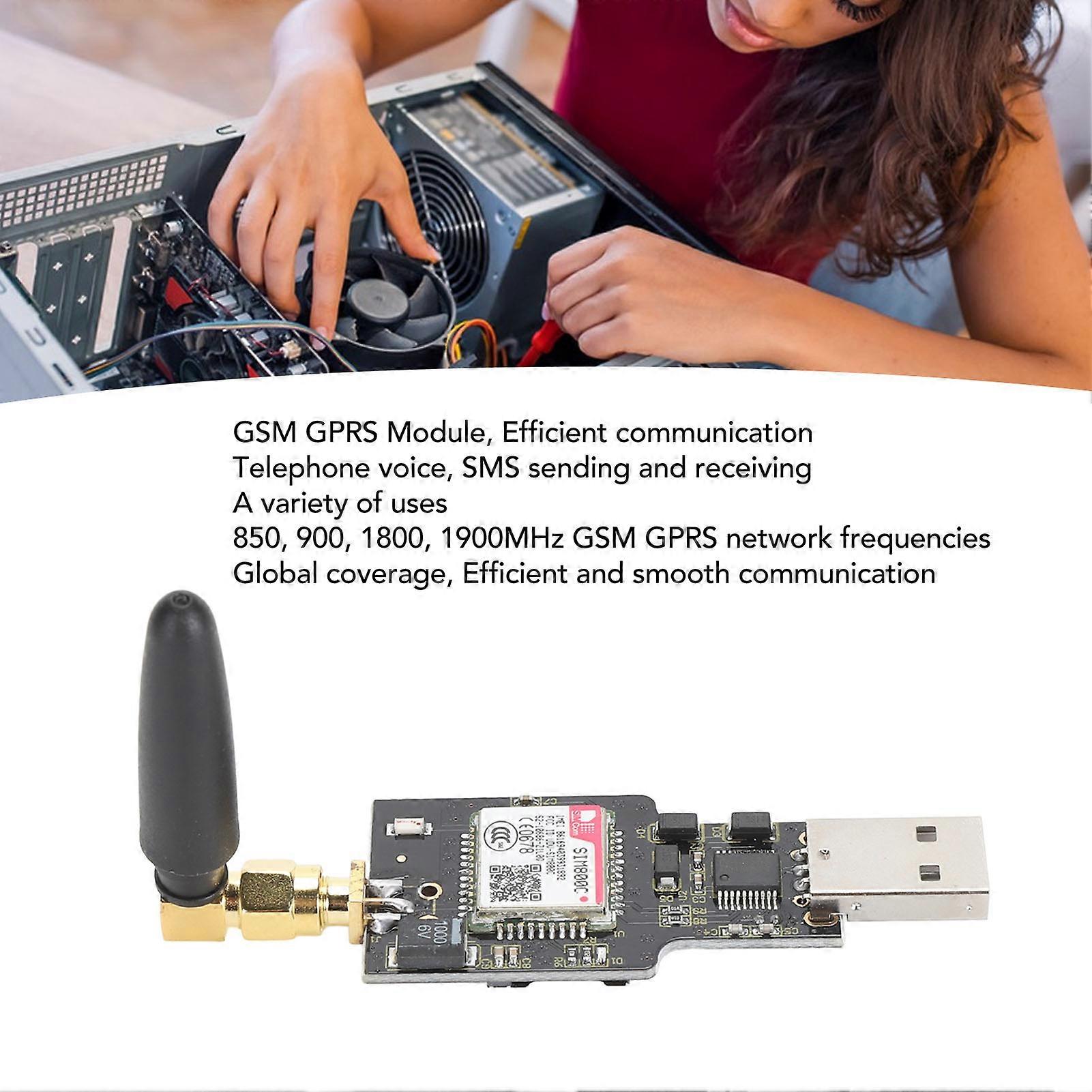 GSM GPRS Module SIM800C USB Wireless Communication Modem with Bluetooth ...