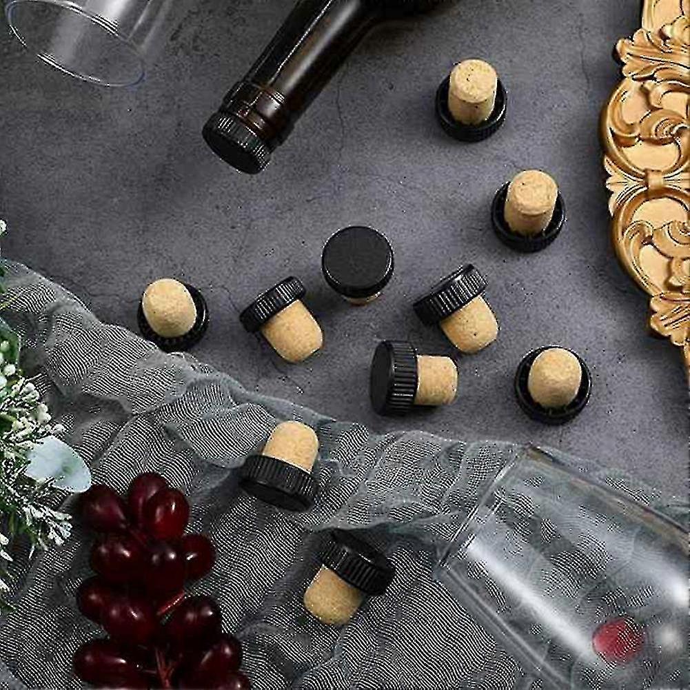 50pcs Cork Plugs Cork Stoppers Tasting Corks T-shape Wine Corks With ...