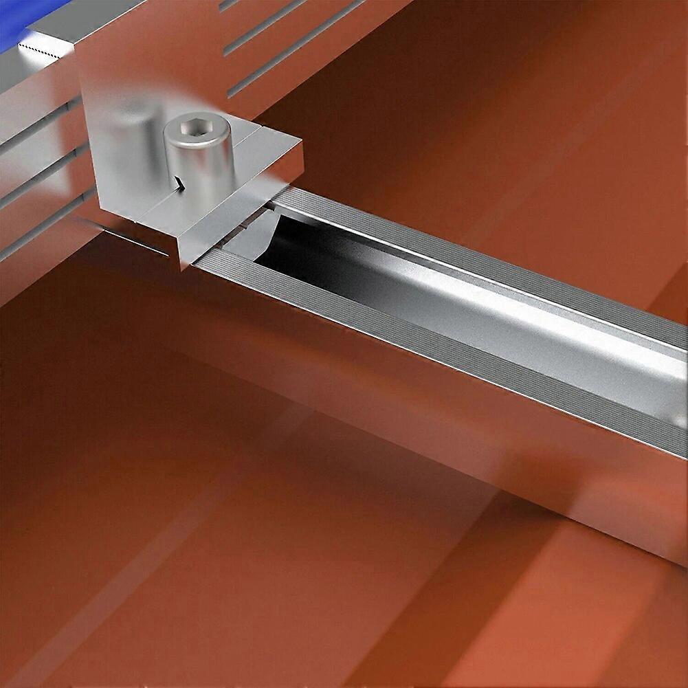 Solar Panel Module Aluminum Bracket Rail Fastening Rail Trapezoidal ...