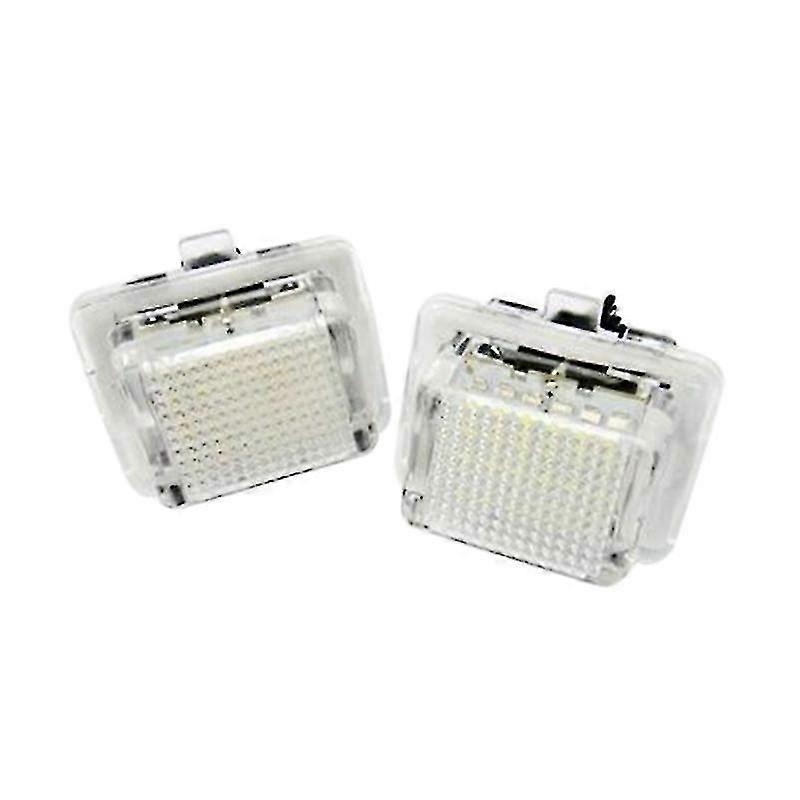 2pcs Car License Plate Light For W204/w212/w216/w221/w207 18 Led White ...