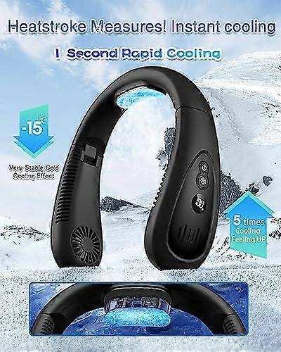 Neck Air Conditioner, Portable Neck Fan with Semiconductor Cooling ...