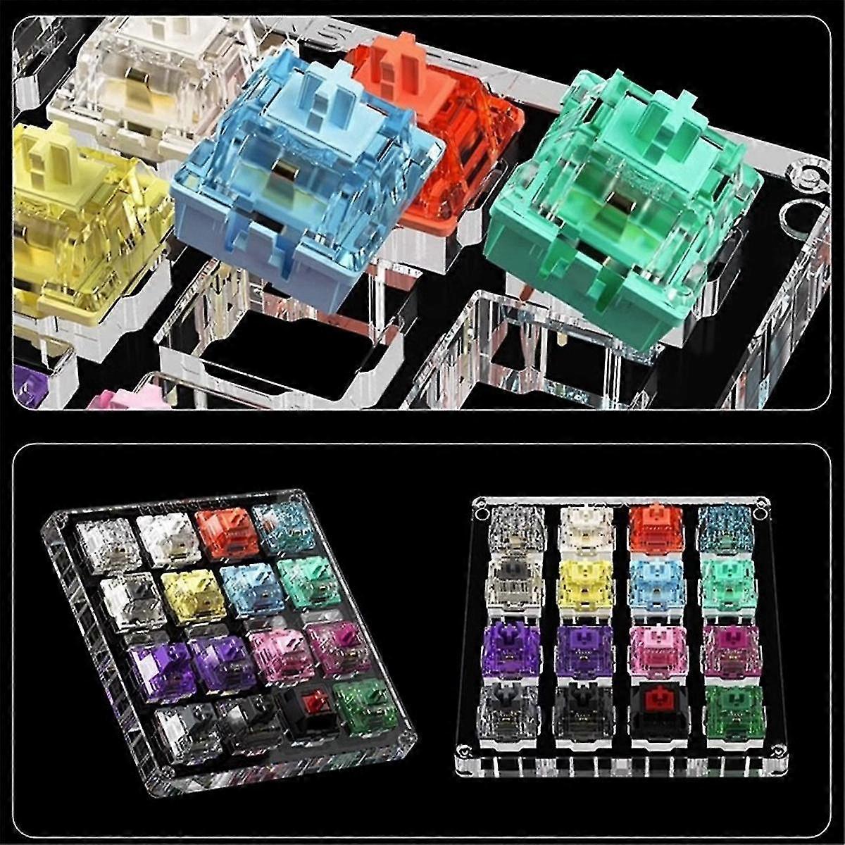 16-Key Switch Tester Mechanical Keyboards Acrylic Testing Tool ...