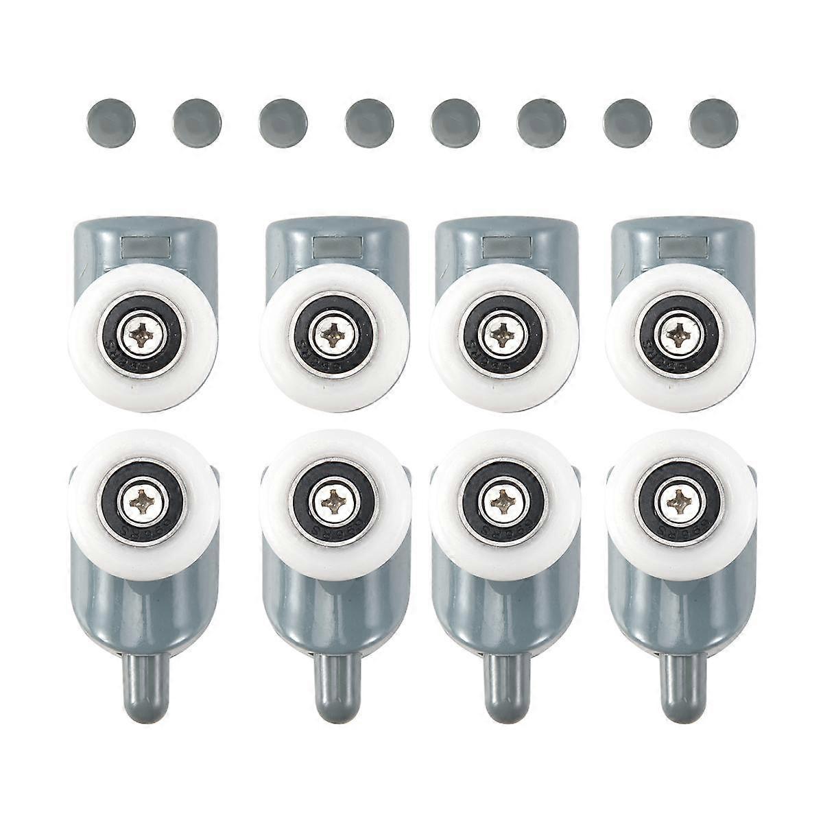 8Pc Shower Door Castors Rolls Shower Door Rollers Sliding Door Roller ...