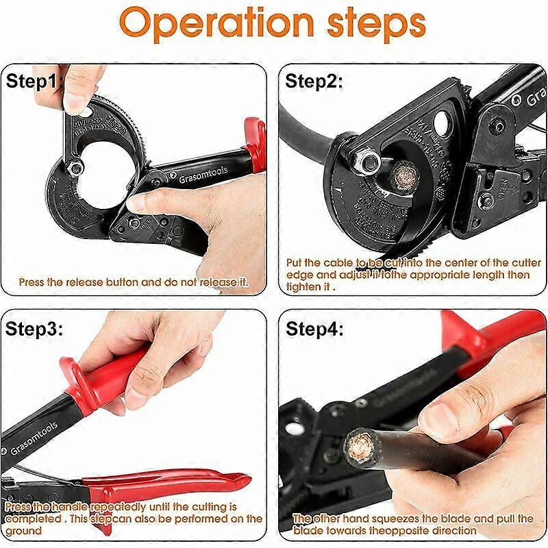 Ratchet Cable Cutter, Ratchet Cable Cutter and Cable Cutter up to 240mm ...