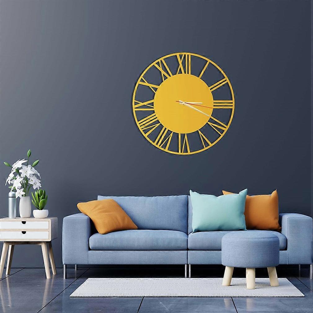 Milan Metal Wall Clock | Fruugo UK