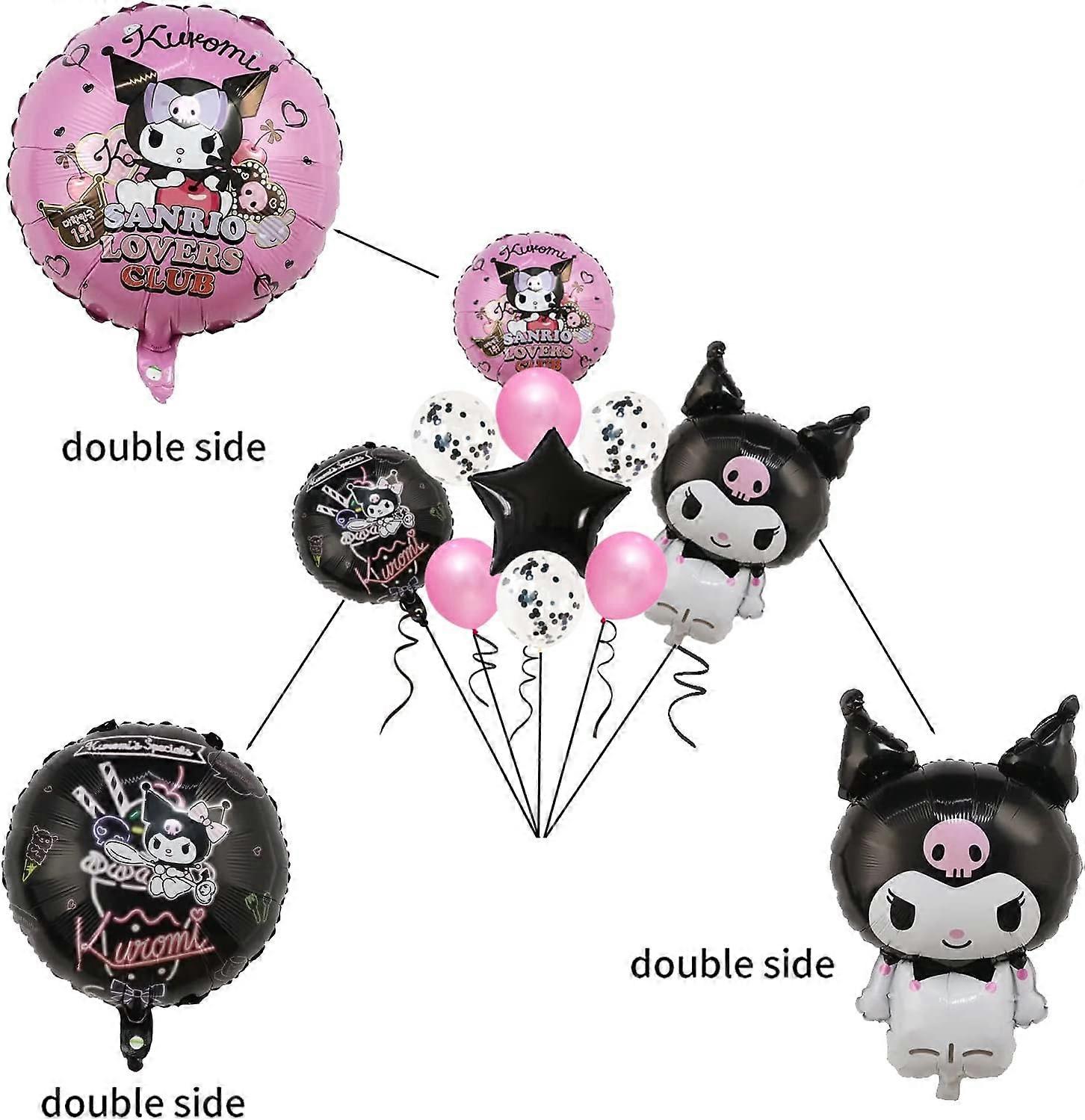 20Pcs Cute Anime Party Decoration Balloons,Aluminum Film Material ...