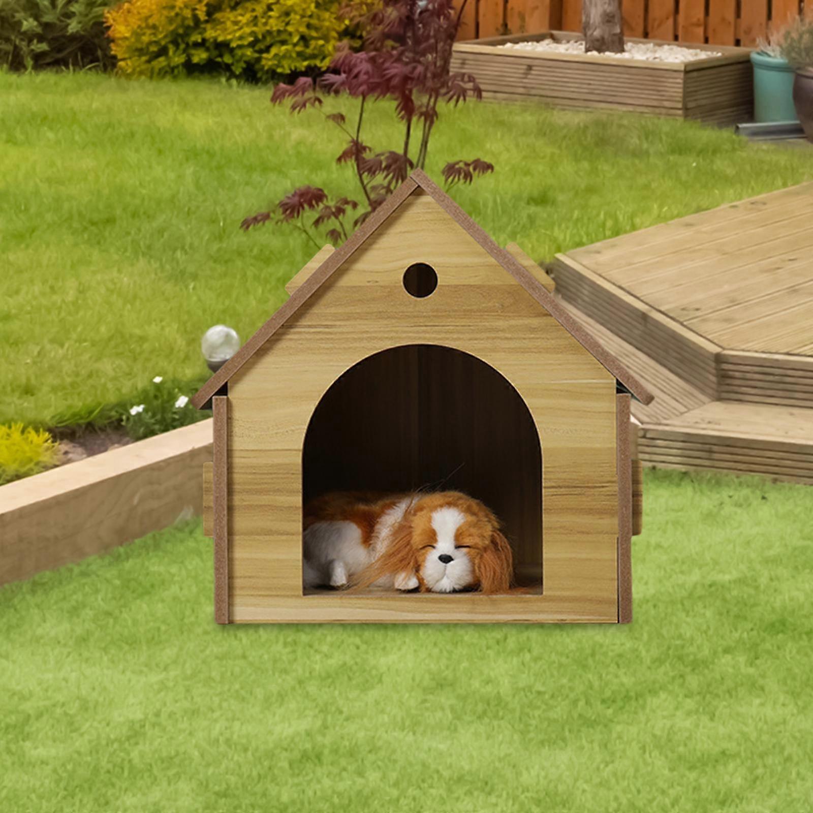 Outdoor Cat House Puppy Cave Feral Cats Outside Shelter Ducks Small ...