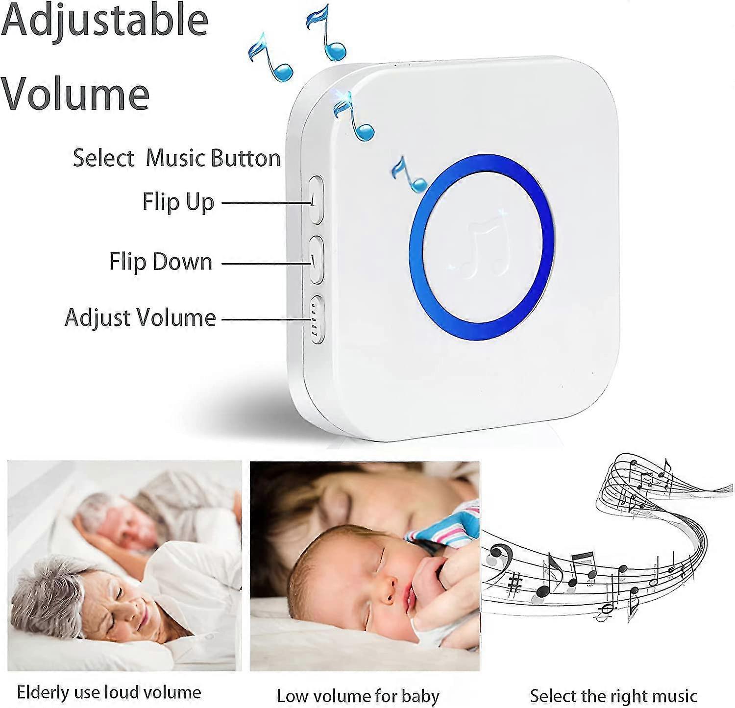 Caregiver Pager Emergency Call Bell Button For Elderly Monitoring ...