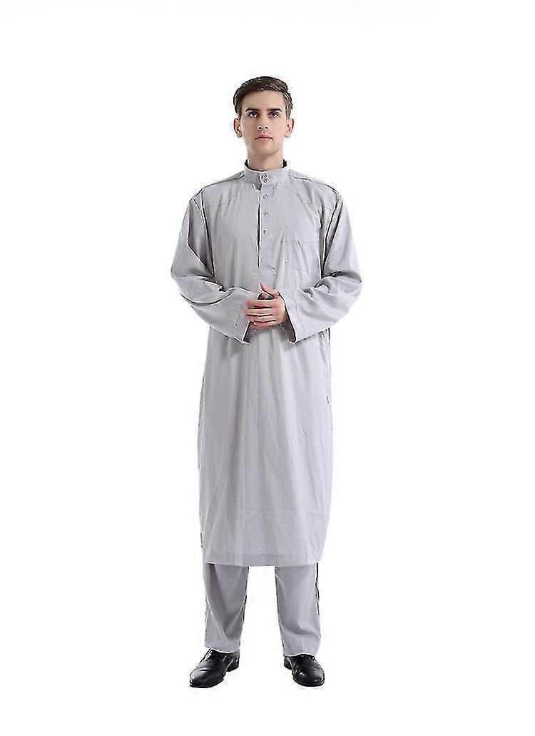 Muslim Robe Arab Men Thobe Ramadan Costumes Arabic Pakistan Saudi ...