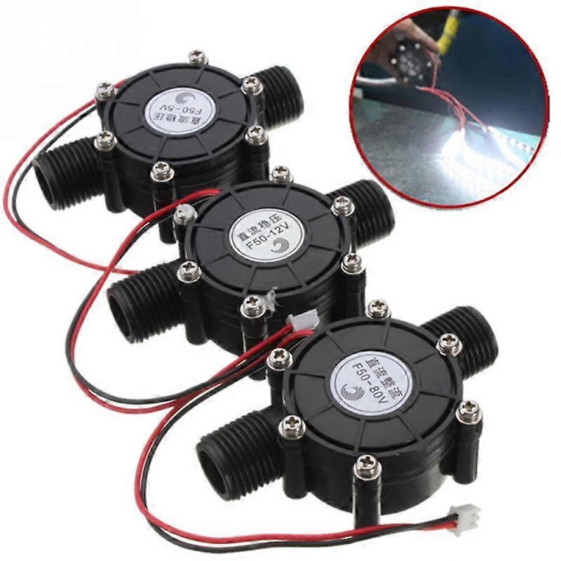 Micro Hydro Generator 80V/12V/5V10W DC water flow generator turbine ...