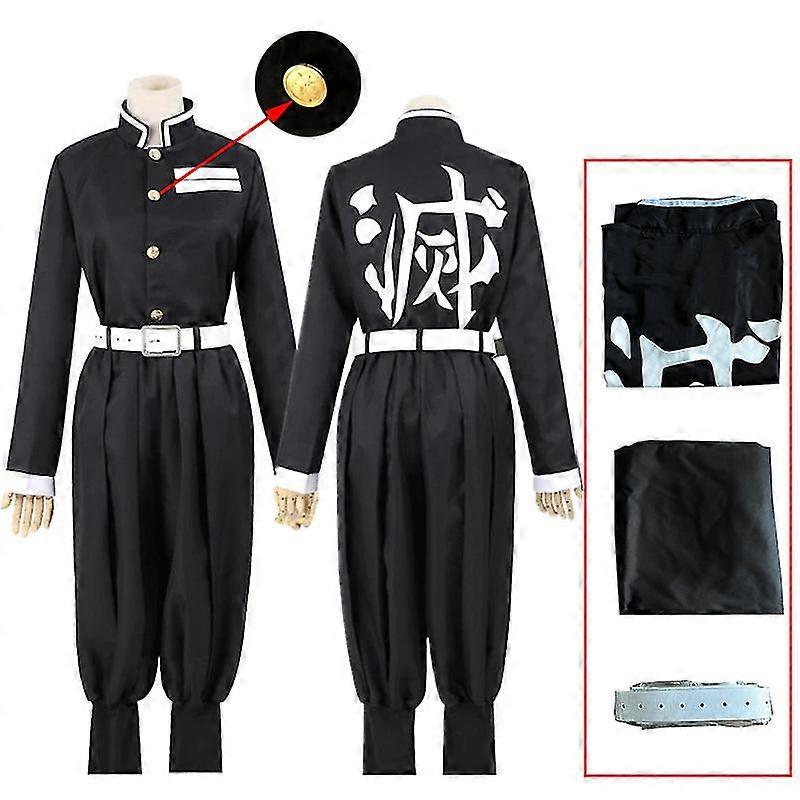 Demon Slayer Cosplay Costume Demon Slayer Corps Black Team Uniform ...