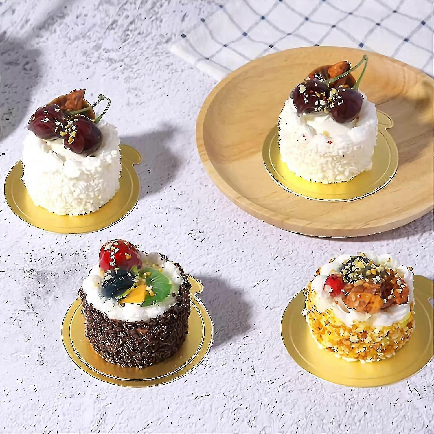 Cake Boards Round Mousse Cake Cardboard Cake Cake Base Dessert Displays ...