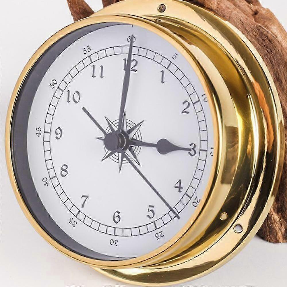 Clock, Wall Mounted Tester Copper Shell Marine for Weather Station ...
