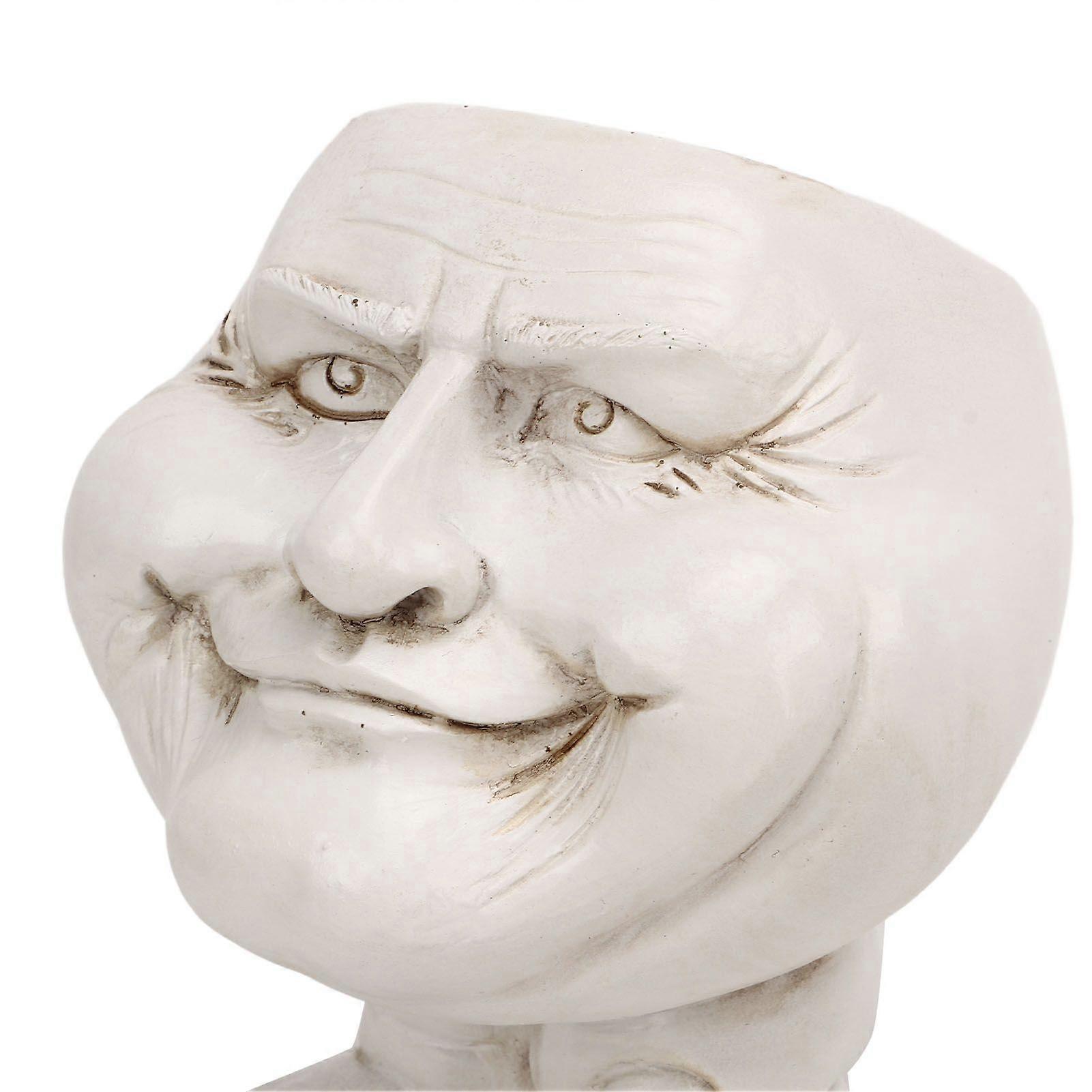 Face Statue Planter Unique Image Cute Funny Shape Personalized ...