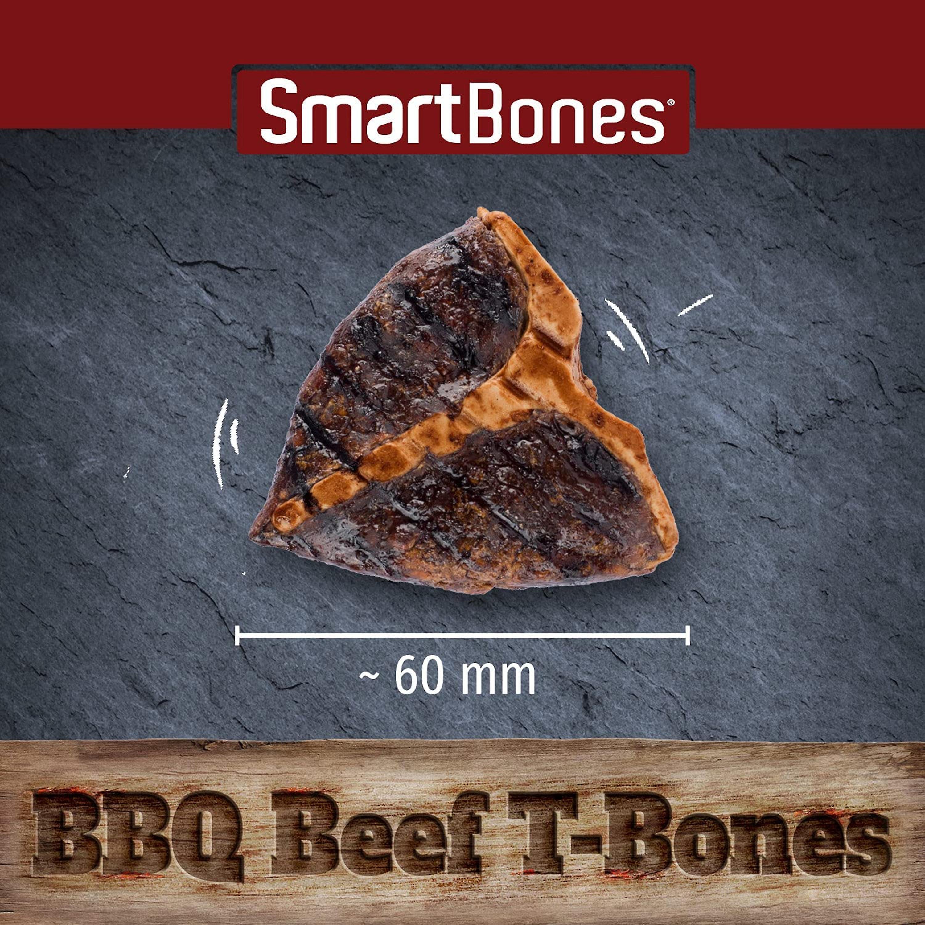 SmartBones BBQ Beef T-Bones Dog Chew | Fruugo UK